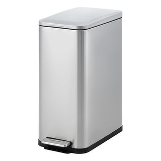 13.2 Gallon Slim Trash Can with Lid Soft Close for Bedroom, Office ...