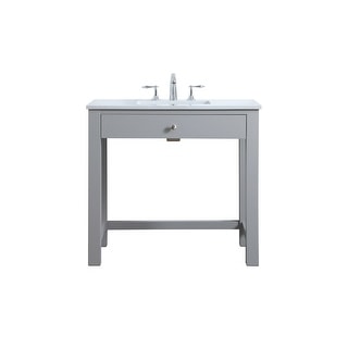 Elegant Lighting VF14836 Hudson 36" Free Standing Single Basin Vanity ...