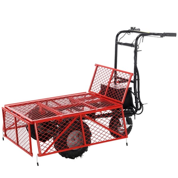 Red Rock Utility Electric Powered Cart 48V28Ah, 500W, Capacity 500lbs ...