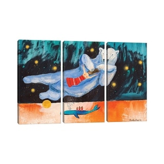iCanvas "Initiation" by Mirta Groffman 3-Piece Canvas Wall Art Set ...