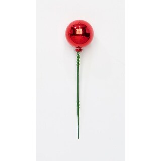 40mm Plastic Ball Pick, Red, Set of 24 - 6" - Bed Bath & Beyond - 38376675
