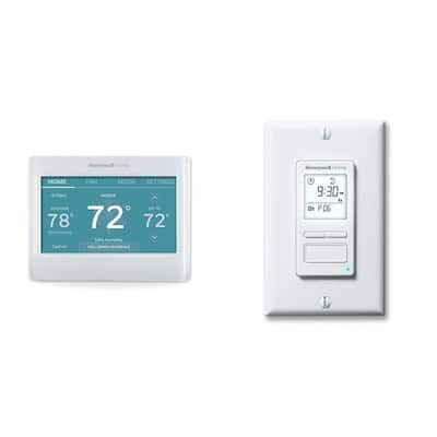 Smart Color Thermostat Energy Star Wi-Fi Programmable Touchscreen + 7 ...