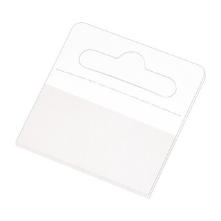 Clear Self Adhesive Hang Tab Hook,40x50mm Plastic Display Folding Tabs ...