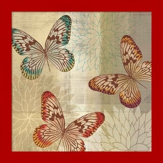 Tandi Venter 'Tropical Butterflies II' Framed Art - Bed Bath & Beyond ...