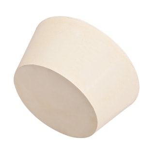 White Tapered Shaped Solid Rubber Stopper for Lab Tube Stopper ...