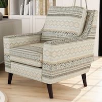 Malla Transitional Tribal Chenille Chevron Pattern Armchair by ...