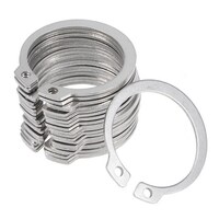 35.5mm External Circlips Retaining Snap Ring 304 Stainless Steel 20pcs ...
