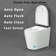 Compact Smart Toilet with Bidet Seat Built-in, Modern Tankless Design ...
