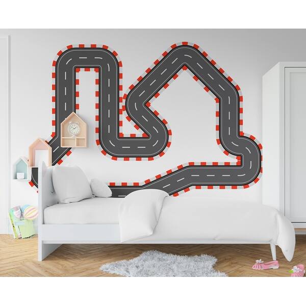 race track wall sticker