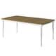 7 Piece Extendable Dining Table w/Removable Leaf & 6 Upholstered Chair ...