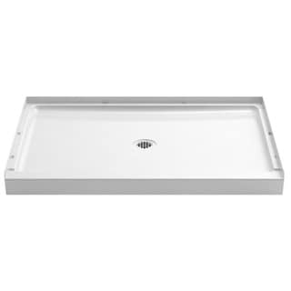 Sterling 48" x 34" Shower Base with Single Threshold and Center Drain ...