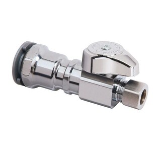 BrassCraft G2PS14X C1 1/2" Nom Push Connect Inlet x 3/8" O.D. Comp ...