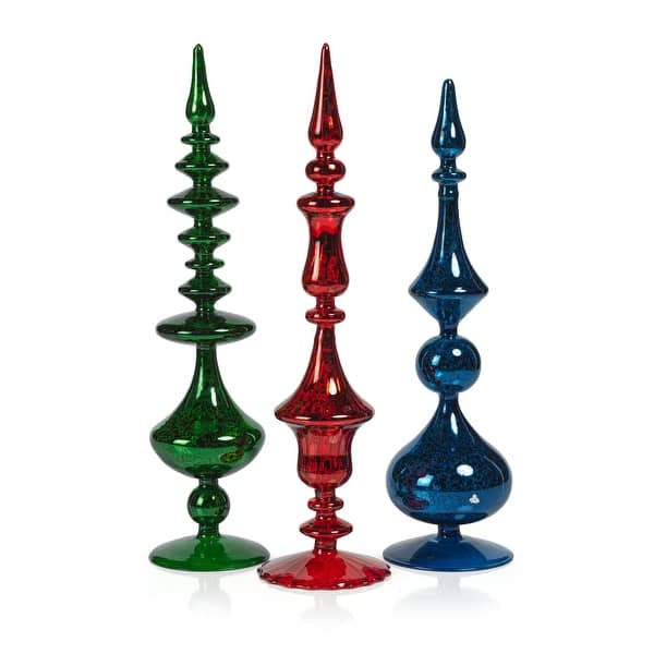 Jewel Glass Christmas Tabletop Finial - Bed Bath & Beyond - 36537679