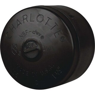 Charlotte Pipe 1-1/2 In. Hub ABS Cap - 1 Each - 1-1/2 In. - Bed Bath ...