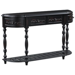 52''Curved Console Table Sofa Table Entryway Table - 52'' - Bed Bath ...