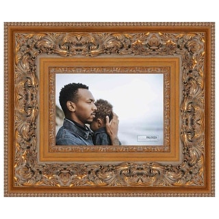 15x20 Ornate Antique Gold Complete Wood Picture Frame with UV Acrylic ...