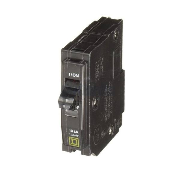 15 AMP Plastic QO Single Pole Breaker 120-240V Black Circuit Breaker ...