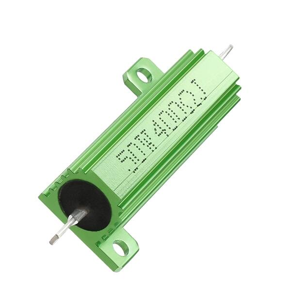 50W 400 Ohm Aluminium Housing Chassis Mount Wirewound Power Resistor ...