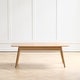 Christopher Knight Home - Rowan Solid Oak Coffee Table with Storage ...
