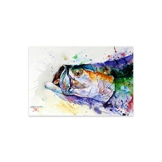 Fish Print On Acrylic Glass by Dean Crouser - Bed Bath & Beyond - 37545261