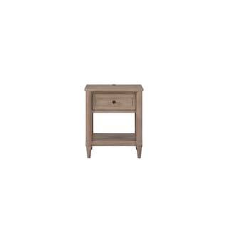 Mindi Veneer Small Nightstand - Bed Bath & Beyond - 43155173