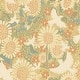 A-Street Prints Dromma Coral Songbirds and Sunflowers Wallpaper - Bed ...