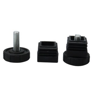 Furniture Glide Leveling Feet 30x30mm Square Tube Inserts Kit 2 Sets ...