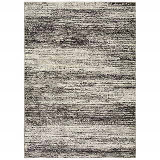 6'x9' Ash and Slate Abstract Area Rug - 3'6" - Bed Bath & Beyond - 39597611