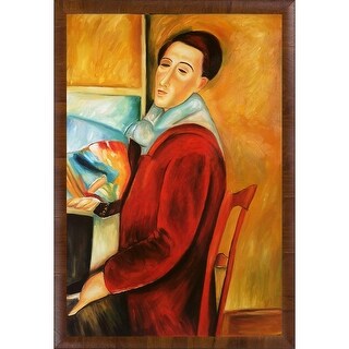 Amedeo Modigliani 'Modigliani, Self-Portrait' Hand Painted Oil ...
