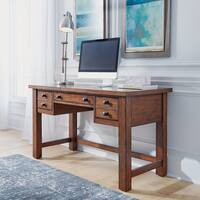 Bridgevine Home Nantucket 53 inch Writing Desk, No Assembly Required ...