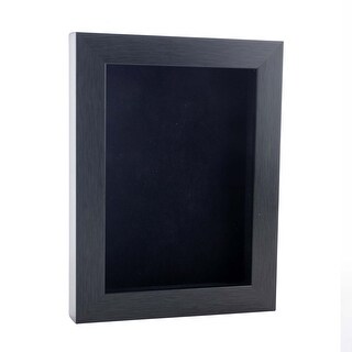 18x22 Shadow Box Frame Charcoal Gray Wood | 3/4" Usable Display Depth ...