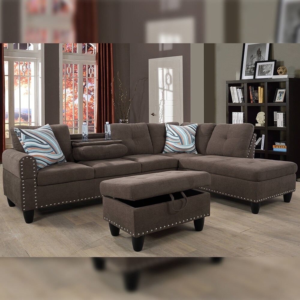 Brown Sectional Sofas - Bed Bath & Beyond