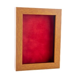 20x24 Shadow Box Frame Light Brown Wood | 3/4" Usable Display Depth ...