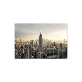 Empire State Building at sunset, Midtown Manhattan, New York City Print ...