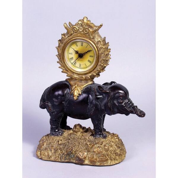 Aa Importing Elephant Clock - 9.5 X 6 X 1 inches - Bed Bath & Beyond ...