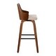 Carson Carrington Cranagh 30" Fixed-Height Bar Stool with Bent Wood ...