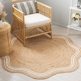 SAFAVIEH Handmade Natural Fiber Romica Farmhouse Jute Rug - Bed Bath ...