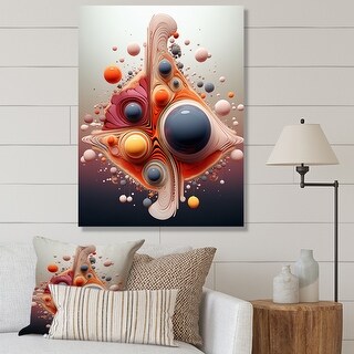 Designart "Multiverse Abstract Geometric Metamorphosis I" Abstract ...