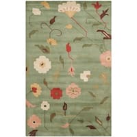 SAFAVIEH Handmade Jardin Frida Country Floral Wool Rug - Bed Bath ...