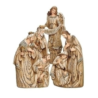 Set of 3 Holy Family Nativity Christmas Tabletop Figurines 20" - Bed ...