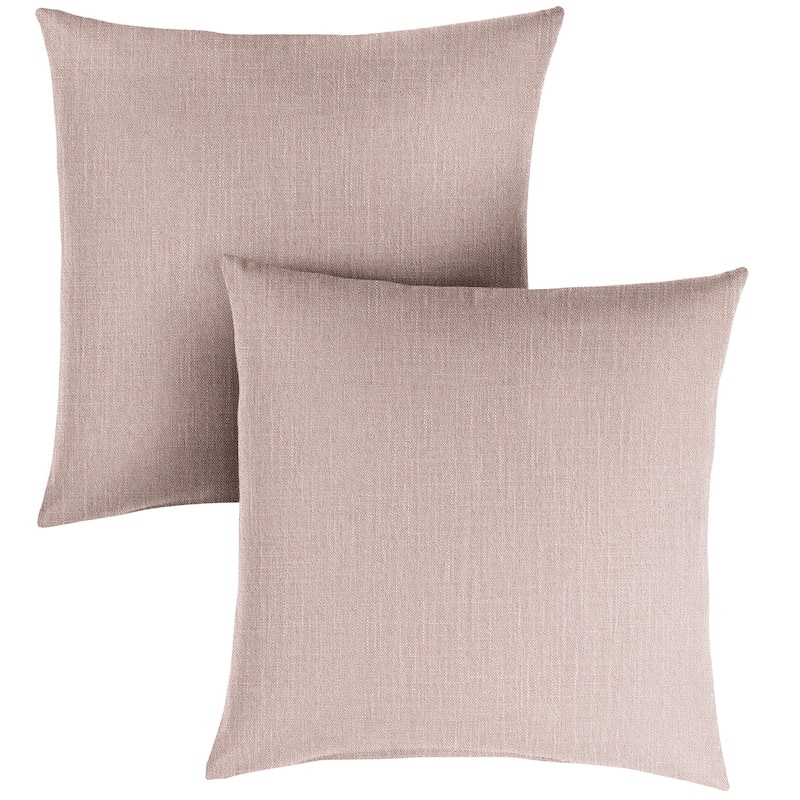 Sorra Home Linen Texture Pillows (Set of 2) - Overstock - 39551440