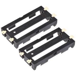 Battery Case Storage Box 2 Slots x 3.7V Battery Holder for 2x18650 ...