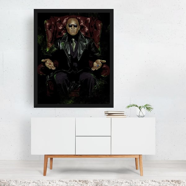 Morpheus Digital Matrix TV Movies The Matrix Art Print/Poster - Bed ...