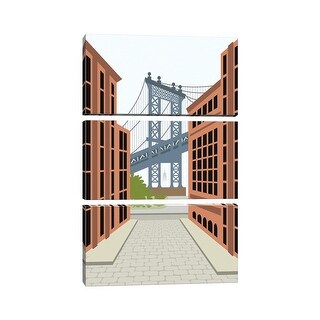 iCanvas "Manhattan Bridge, DUMBO, Downtown Brooklyn, NYC" by Lyman ...