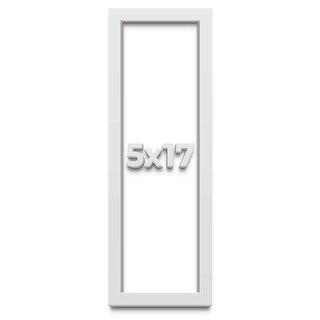 5x17 Shadow Box Frame White 1 Real Wood - Bed Bath & Beyond - 35956809