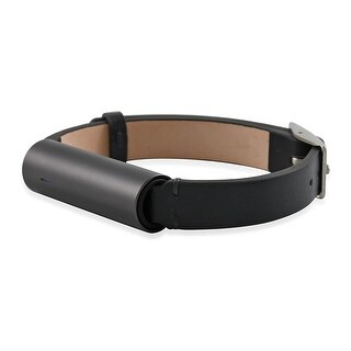 Misfit Ray Health Fitness Sleep Tracker with Black Leather Band Carbon ...