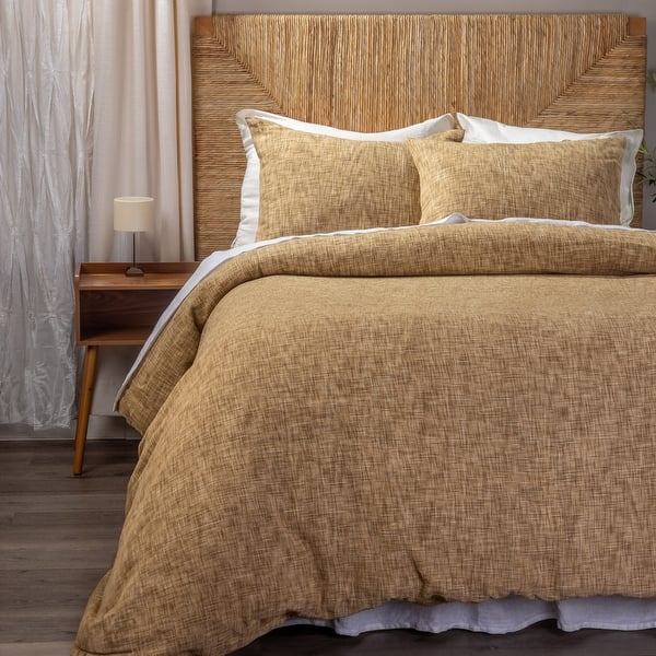 ochre bed sheets
