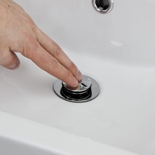 Pop-up Bathroom Sink Drain with Overflow - Bed Bath & Beyond - 34987156