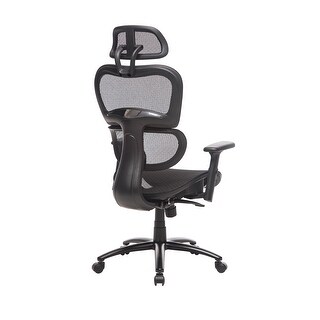 Nestfair Ergonomic Office Chair with Elastic Mesh and Lumbar Support ...