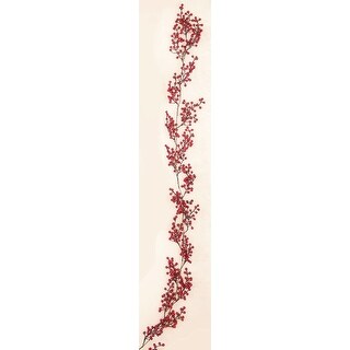 5' Weatherproof Berry Garland, Red - Bed Bath & Beyond - 38426251